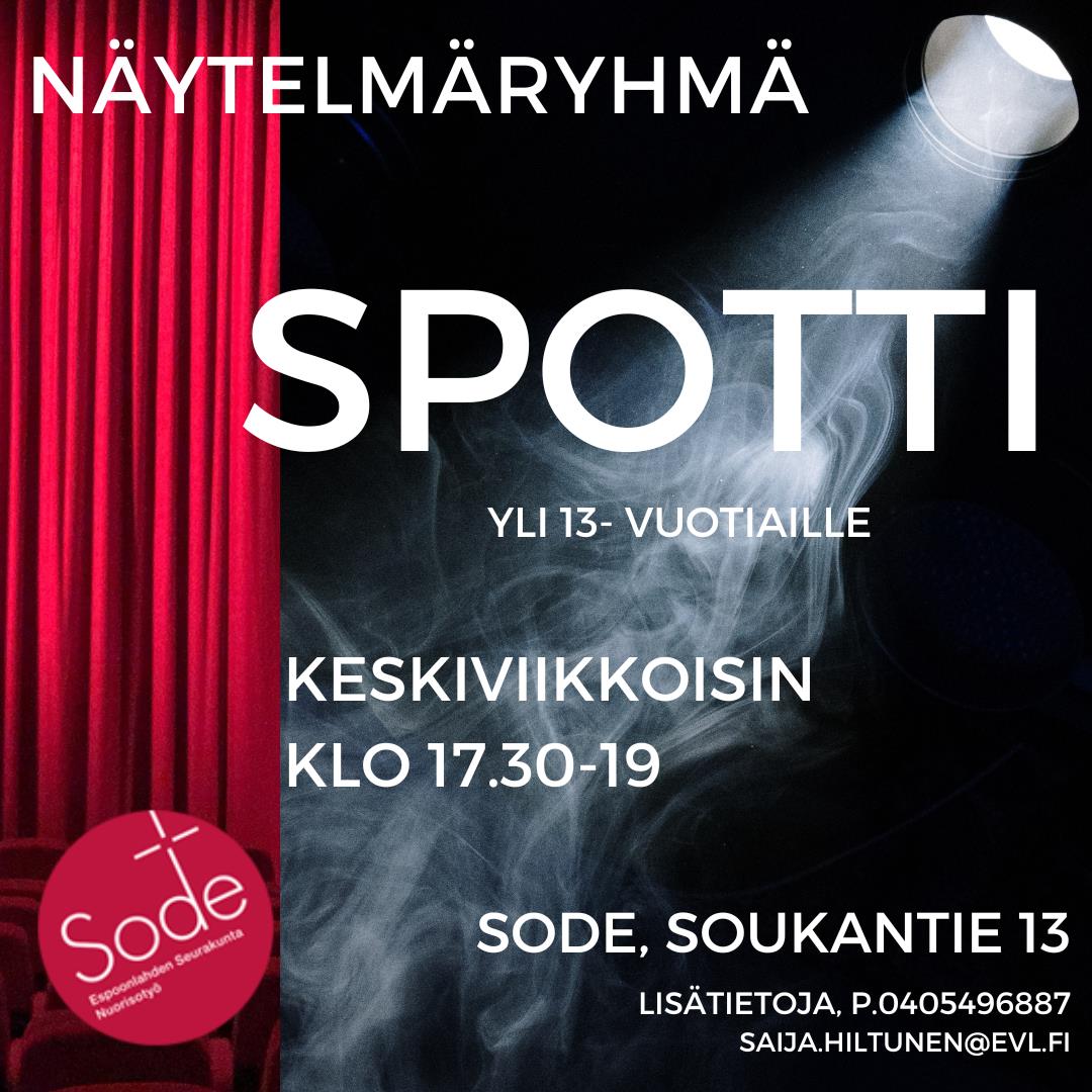 Spotti- näytelmäryhmä - Kirkko Espoossa
